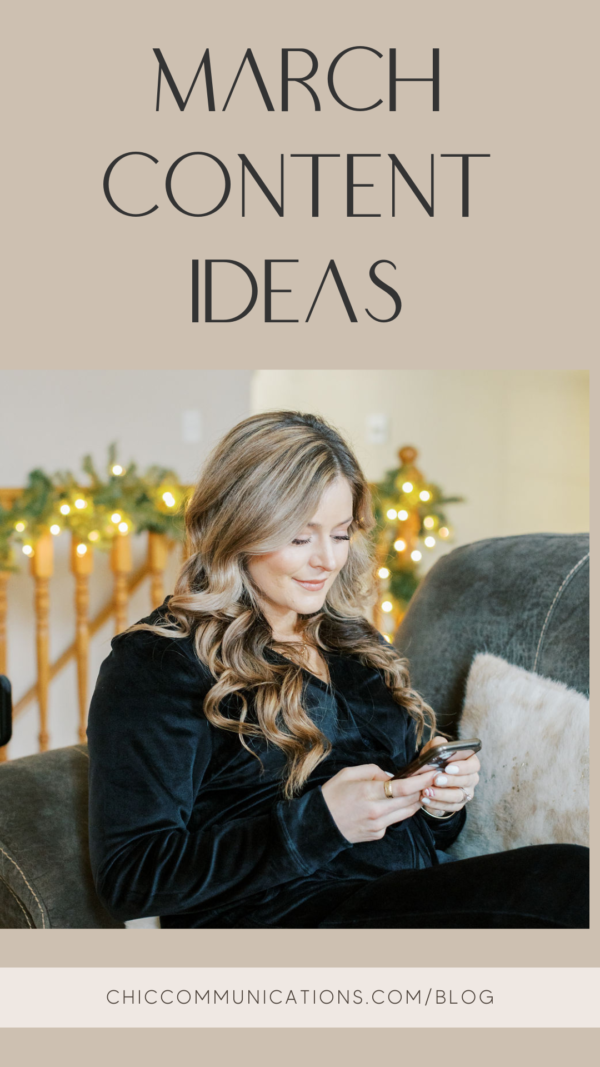 March Content Ideas - Showit Blog